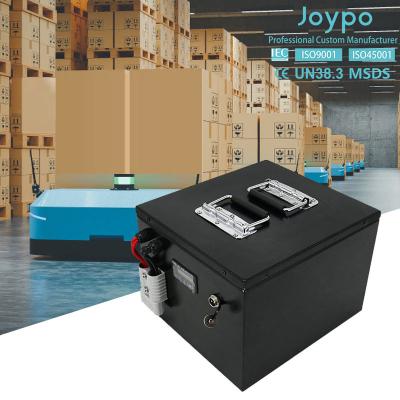 Quality Customized AGV Lithium Battery Solution 48V 50Ah 100Ah LiFePO4 Battery for sale