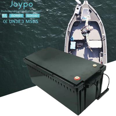 China Bateria de ciclo profundo de lítio de 12 V 100Ah 200Ah LiFePO4 para energia solar marinha à venda