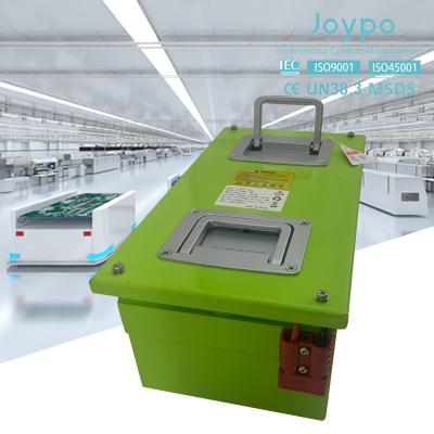 China Almacenamiento en el cuarto frío UTV AGV carretilla elevadora de baja temperatura Batería de litio 48V Carga rápida en venta