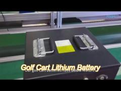 fast charging electric golf cart lithium battery 48v 51.2v 105ah with bluetooth