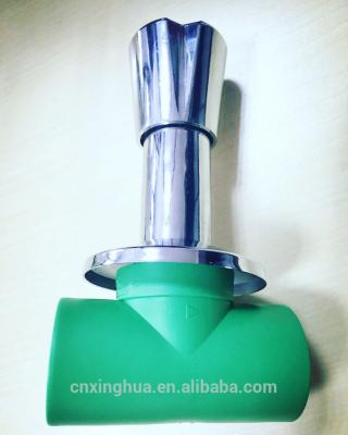 China Het groene Materiaal van het de Sluitklepmessing van Kleurenppr Chrome voor Watervoorzieningssysteem Te koop
