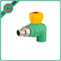 China Temperature Control Brass Threaded Straight Radiator Valves Coupling Type for sale