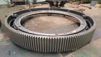 China Customized steel large size gear ring ring gear for sale