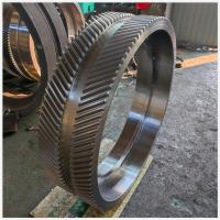 China Customized cement ball mill casting rotary kiln large module ring gear for sale