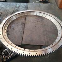 China VLA200844-N thin section external gear internal flange slew ring for sale