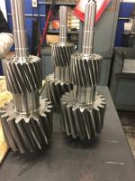 China High precision large diameter shaft customized gear shaft for sale