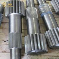 China Precision grinding gear shaft forging large module customized shaft for sale