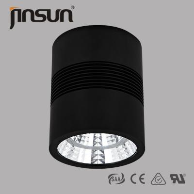China LED Surface-Mounted Downlights with durable Matte black/white housing, lens/reflection cup, 50w high power for sale