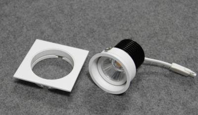 China Square LED ceiling lights with  fixed structure, 7w, 65mm cutout, non-dimmable3years warranty dimmable fixed downlight for sale