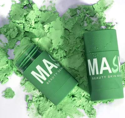 China whole sale beauty matcha Green tea purifying Clay facial Mask stick blueberry clay mask cbd rhassoul sheet facial mask for sale
