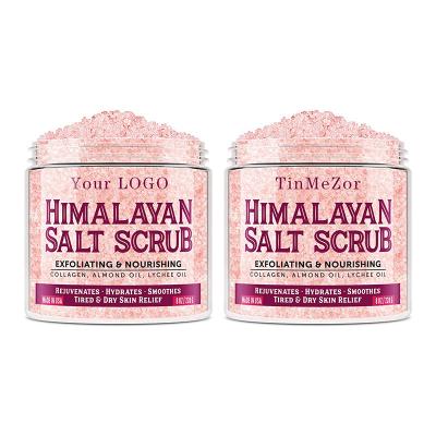 China High quality whitening exfoliating skin dead sea salt future method body scrub for sale