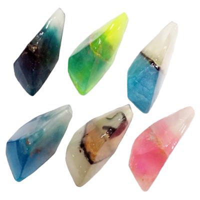 China Natural crystal clear stone shaped handmade soap OEM for sale