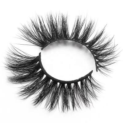 China Hot selling real fur material fluffywispy mink eyelash vendor for sale