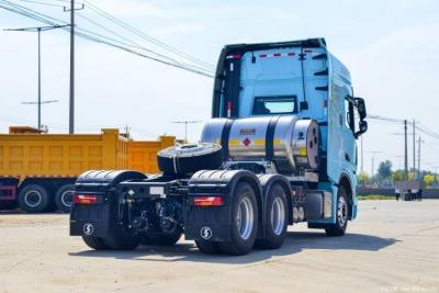 Cina Shaanxi Qi Delong X6000 4*2 6*6 6*4 371 375 CNG LNG Truck con trasmissione in vendita