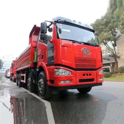 中国 23 ホット 中古 FAW Jiefang J6M 8X4 371 375hp ダンプトラック オシバ エンジン 280 HP 車 販売のため