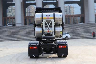 China Shaanxi Auto X5000 460 pk 4X2 LNG getrokken vrachtwagenkop voor zwaar vervoer Te koop