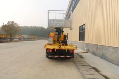 China 150 PS Gebraucht Boutique Howo 16-30 m Luftarbeitswagen mit Lkw-Kran zu verkaufen