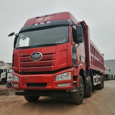 Cina Vendi Faw Jiefang J6P 460 hp 8X4 8,2m Dump Trucks con trasmissione manuale e coppia alta in vendita