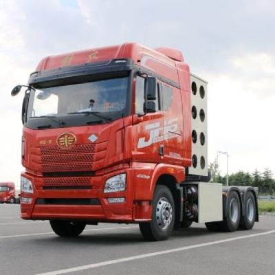 Cina Trasmissione manuale Boutique Qingdao Jiefang JH6 Camion pesante 430 CV 6X4 CNG in vendita