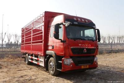 China 250hp Heavy Truck HOWO TX 4X2 6.8m Warehouse Grid Truck for Used Cargo Transportation for sale