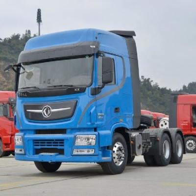 Cina 5001-10000 kg Peso lordo del veicolo Dongfeng Tianlong KX 450 CV 6X4 Tractor Truck Head in vendita