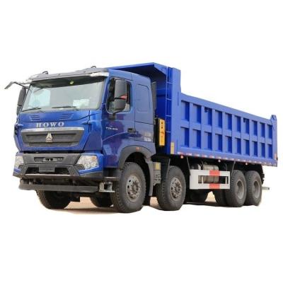 Cina Sinotruk HOWO T7H camion pesante 440 CV 8X4 7.6m camion scarico con serbatoio di carburante 300-400L in vendita