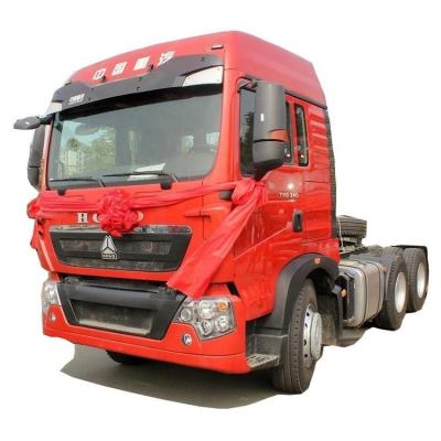 China SINOTRUCK HOWO T5G Camião pesado 340 HP Camiões tractor 6X4 para carros boutique usados a quente à venda