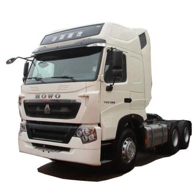 China Carros usados chineses Sinotruk HOWO T6G 6X4 Trator caminhão com 380HP Potência à venda