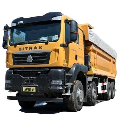 Cina Boutique Usato Sinotruk SITRAK G7W 400hp 8X4 6.8m Camionetti di scarico con serbatoio di 6.2-8m in vendita
