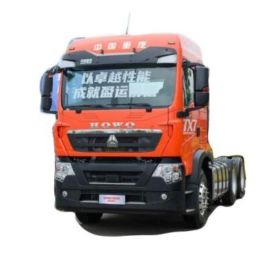 中国 430 HP 6X4 中古トラックヘッド HOWO TX 燃料タンク容量が大きい重型トラックトラクター 販売のため