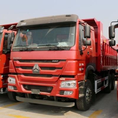 China Sinotruk HOWO Camião pesado 380 HP 6X4 camiões de 6 metros com volante direito à venda