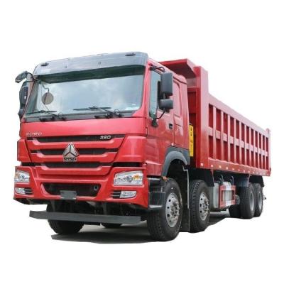 China Hot Boutique Usado 0 Km Carro 2012 Sinotruk HOWO caminhão pesado 380 HP 8X4 8,2m camiões de lixo à venda