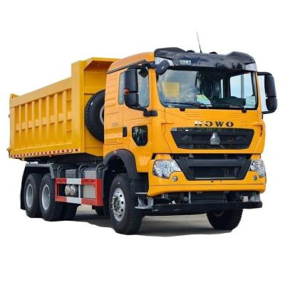 中国 マルチメディアシステム Yes Sinotruk HOWO TX 400 HP 6X4 6.3m エアコン付きダンプトラック 販売のため