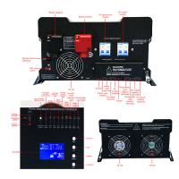 China High Conversion Efficiency Off Grid Inverter 5 Functions Impact Resistance for sale