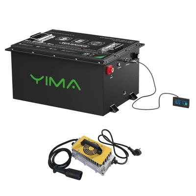 36v 48v 60v 72v 50ah 100ah 200ah 전기 골프 카트 리?? 배터리