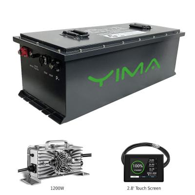 強力な60V電気ゴルフカート リチウムバッテリー 105Ah 160Ah 5KW 10KW