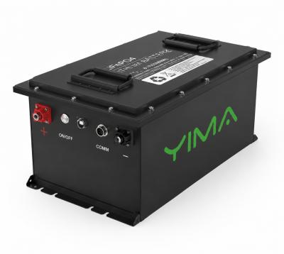 China YIMA 36V 48V LiFePO4 Golf Cart Battery | Deep Cycle Lithium Battery Pack for Electric Golf Carts for sale