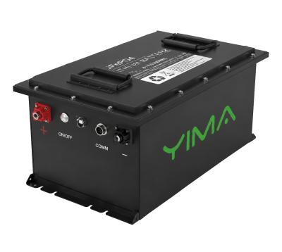 China YIMA 36V 48V LiFePO4 Golf Cart Battery | Deep Cycle Lithium Battery Pack for Electric Golf Carts for sale