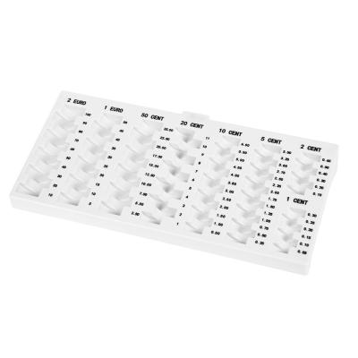 China Euro Coin Tray Coin tray organizer for Euro With Logo Tilted to customer for sale