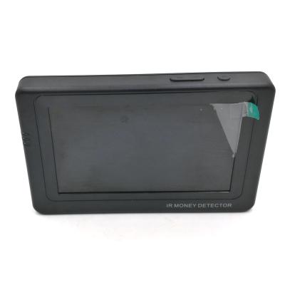 China Portable infrared counterfeit money detector counterfeit money detector Fake Currency Detector With 4.3 inch LCD for sale