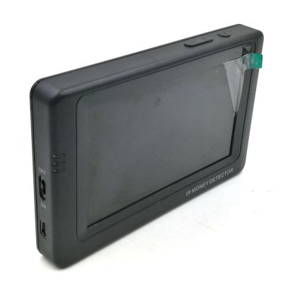 China Portable infrared counterfeit money detector counterfeit money detector Fake Currency Detector With 4.3 inch LCD for sale
