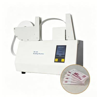 China Semi Automatic Cross Binding Machine Perfect Cross Binding Machine for Banknotes Bill Strapping Machine for sale