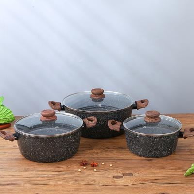 Nonstick Aluminum Cookware Sets  Long Service Life For Home Kitchen