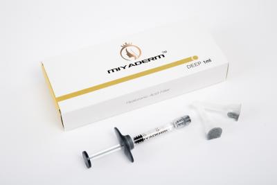 China Beauty cross linked 2ml injectable Hyaluronic acid derma filler for sale
