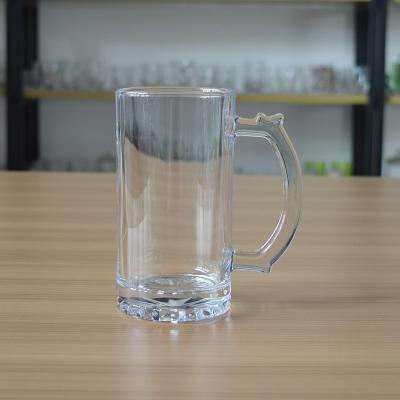 China 16oz 470ML water glass mug beer glasses beer mug glass for bar for sale