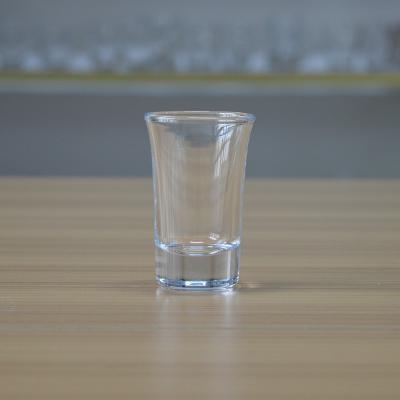 China Wholesale Promotion Price Clear 15ML Bullet Shot glass Cup from China factory for sale