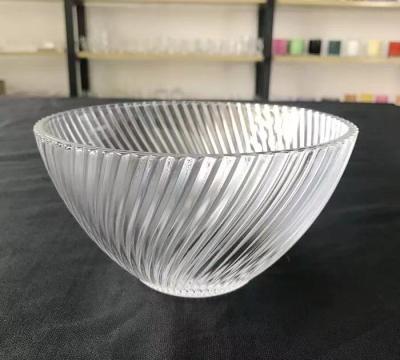 China wholesale glass salad and fruit bowl and plate for microwave oven for sale