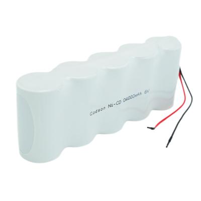 Cina La batteria ricaricabile del CD del Ni imballa le batterie di vita di ciclo di D4000mAh 6.0V in vendita