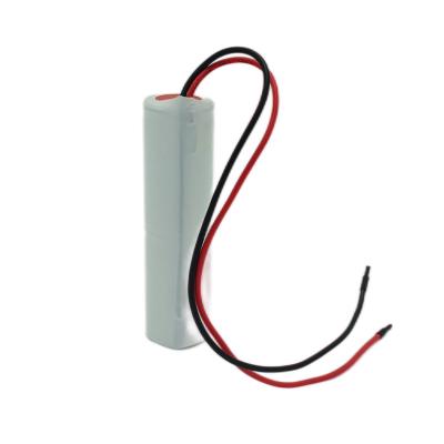 Cina 2.4 Volt D4000mah Ni Cd Exit Light Batterie Tipo Stick PVC Bianco Colore in vendita