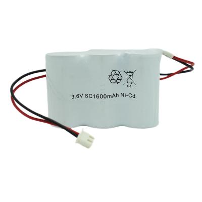 China 1600mah Navulbare de Batterij3.6v 0.1C Last van nooduitgang Lichte Batterijen Te koop